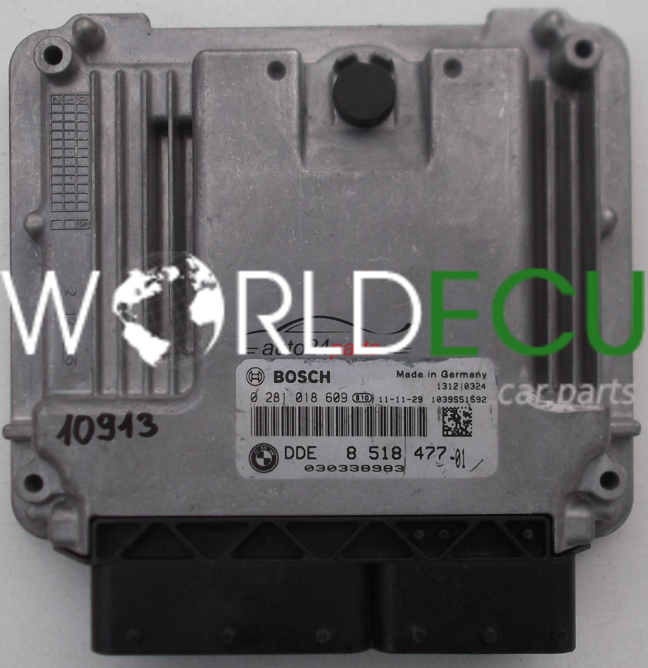 ECU CENTRALITA DE MOTOR BMW F10 F11 BOSCH 0 281 018 609, 0281018609, DDE 8 518 477, 8518477 ...
