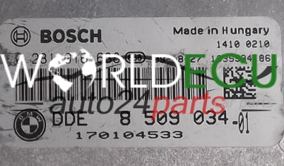 ECU CENTRALITA DE MOTOR BMW SERII 5 E60/E61 530 3.0 DIESEL BOSCH 0281016638, 0 281 016 638, DDE ...