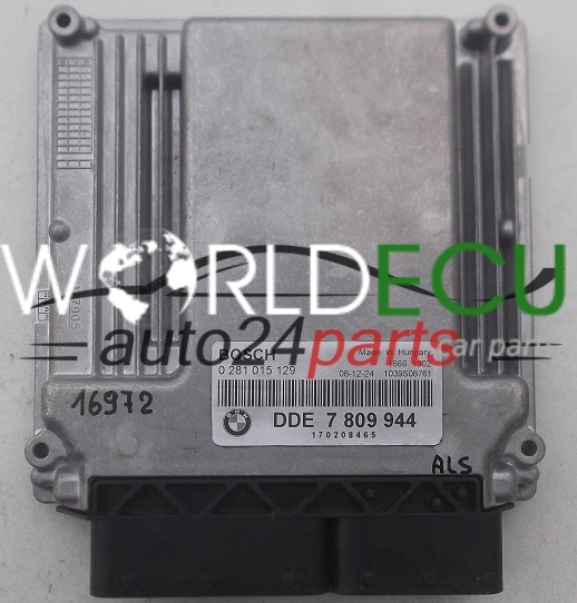 ECU CENTRALITA DE MOTOR BMW BOSCH 0 281 015 129, 0281015129, DDE 7 809 944, 7809944 - Centralita ...