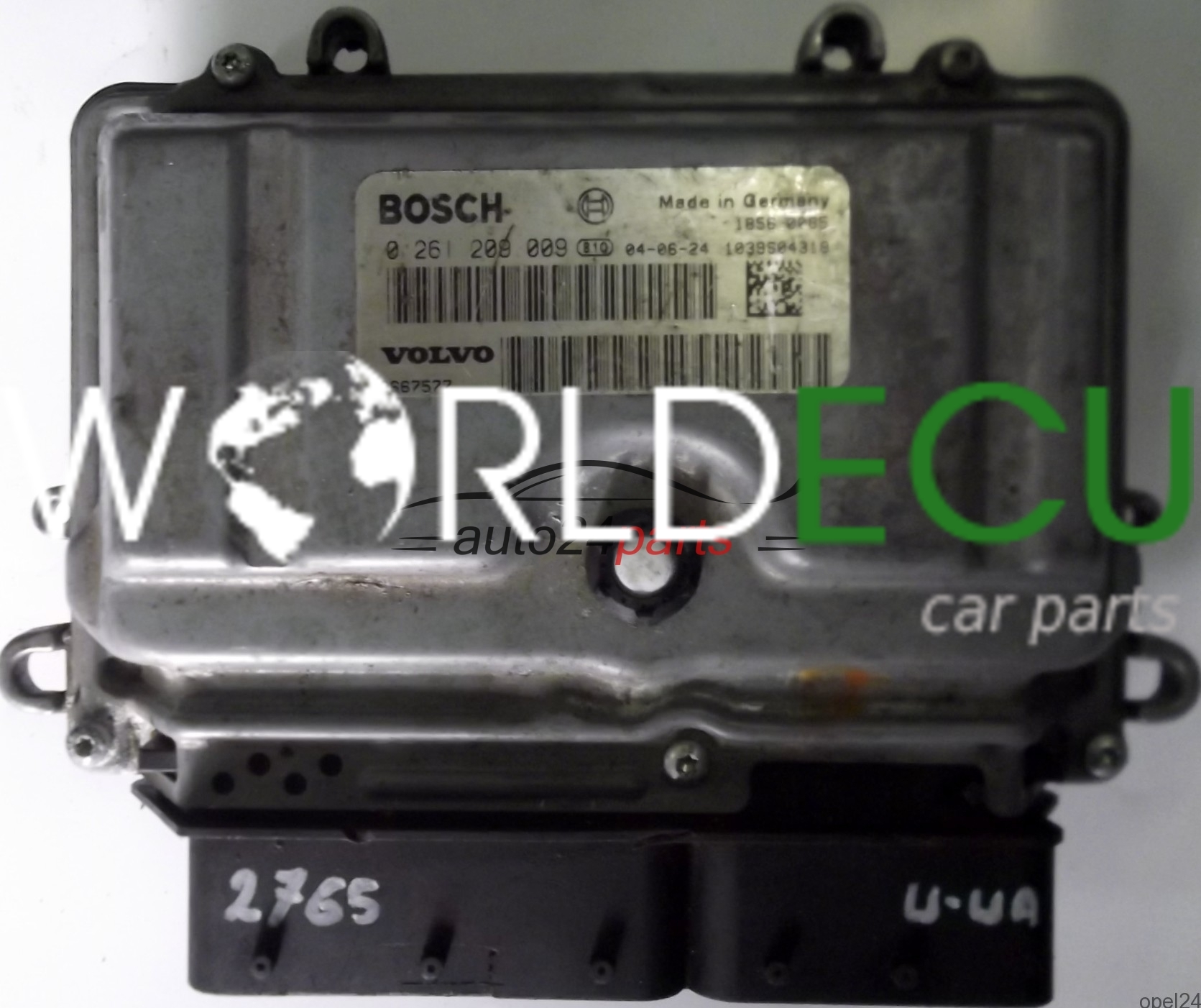 ECU ENGINE CONTROLLER VOLVO S40 V50 T5 2.5 8667577 BOSCH 0261209009, 0 261 209 009, 1039S04318 ...