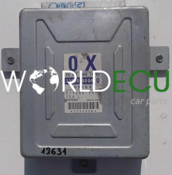 ECU ENGINE CONTROLLER SUZUKI IGNIS 1.3 33920-80GS, 3392080GS, DENSO 112200-549, 112200549 - ECU ...
