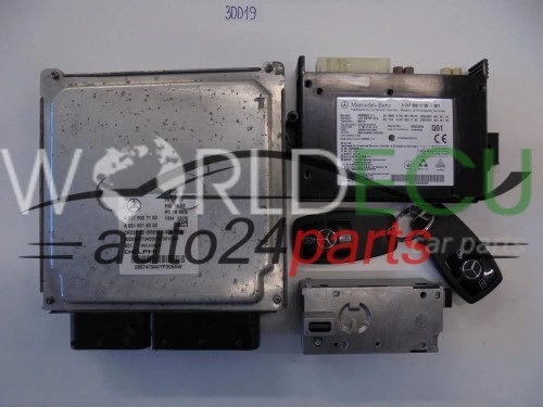 ECU Engine control unit MERCEDES BENZ A6519007103 A6519016002 - ECU Engine control unit - WorldECU