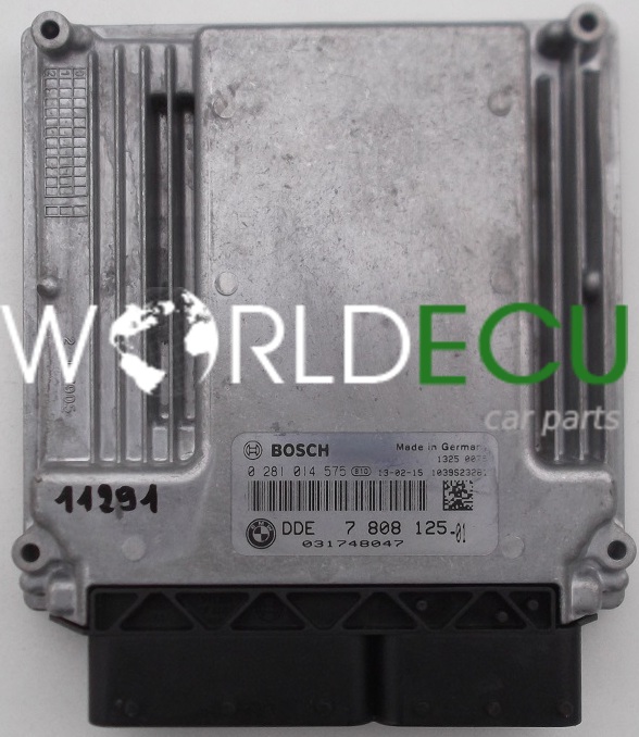 ECU ENGINE CONTROLLER BMW BOSCH 0 281 014 575, 0281014575, DDE 7 808 125, DDE7808125, 7808125 ...