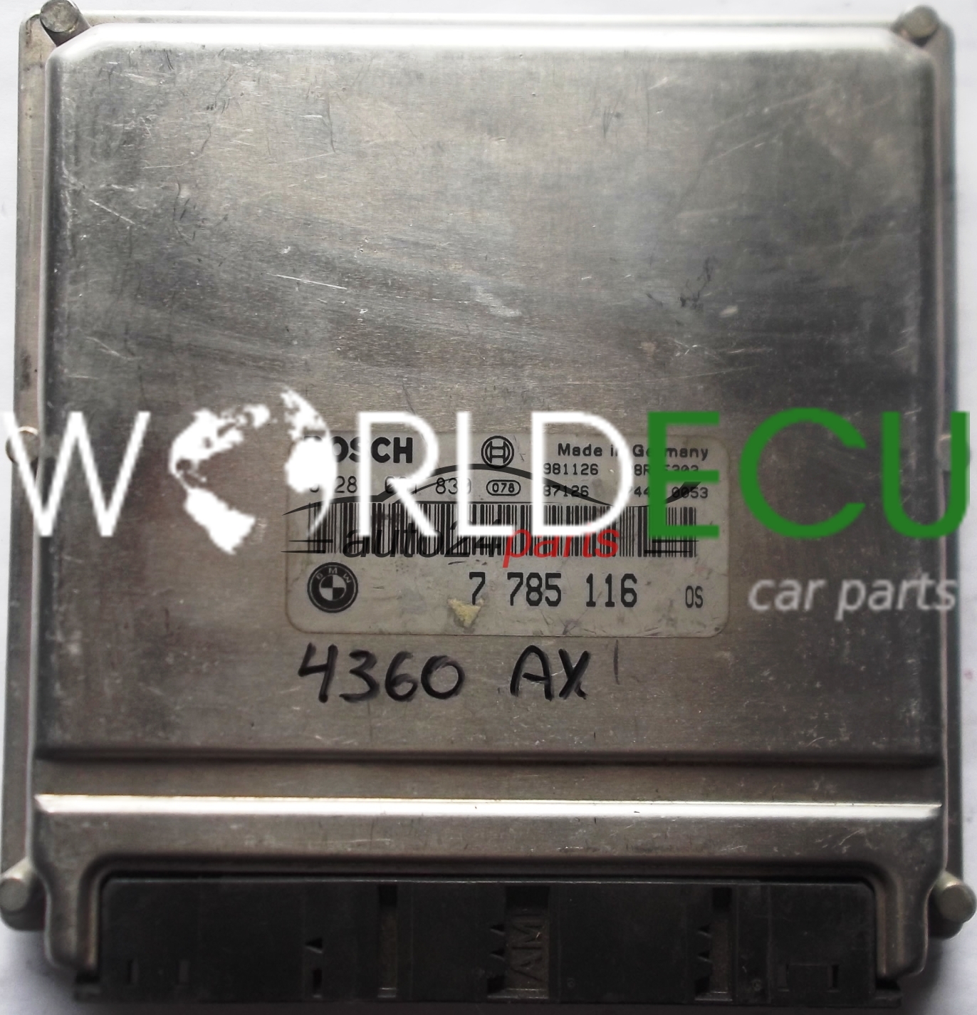 ECU CENTRALITA DE MOTOR BMW E39 530D BOSCH 0281001830, 0 281 001 830, 7785116, 7 785 116 ...