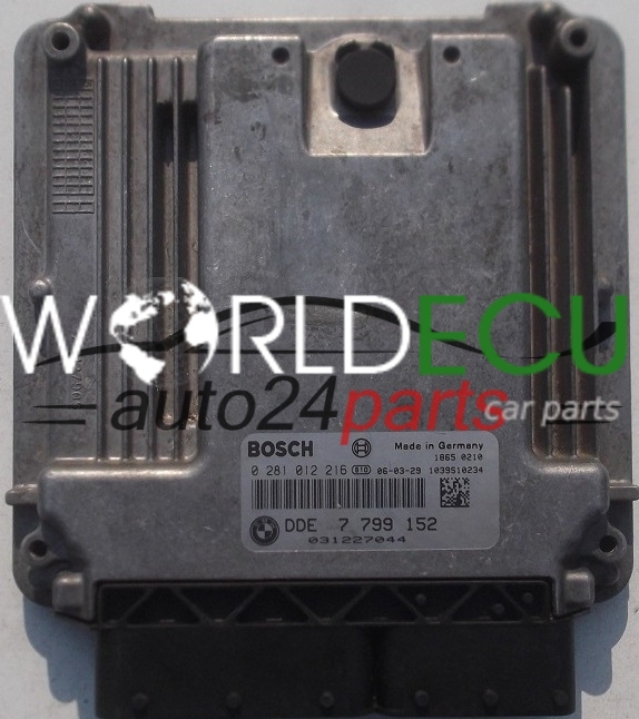 ECU CENTRALITA DE MOTOR BMW MINI COOPER 1.4 D BOSCH 0 281 012 216, 0281012216, DDE 7 799 152 ...