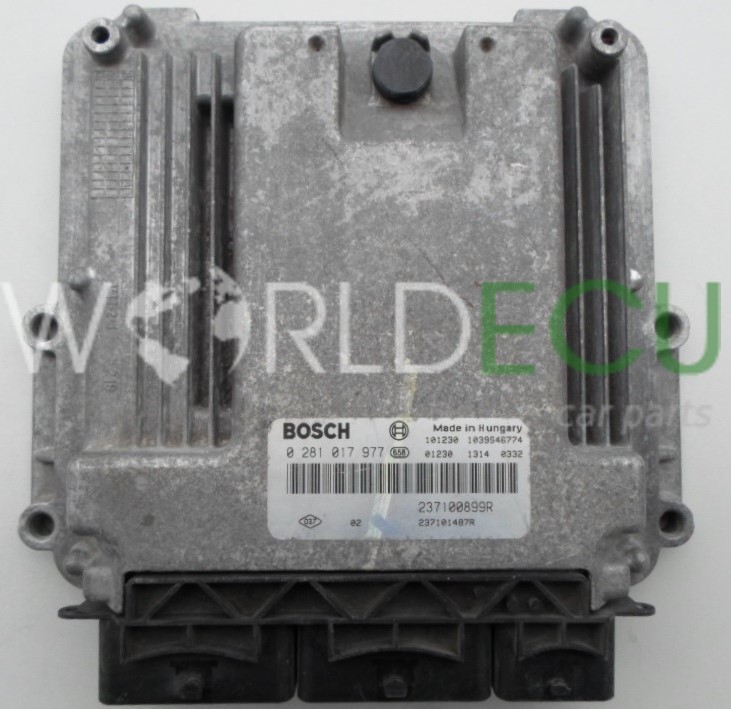 Centralina motore RENAULT 2.3 DCI BOSCH 0 281 017 977, 0281017977, 237100899R, 237101487R ...