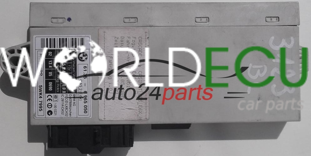 CAS CONTROL MODULE 2 E6X BMW E60/E61 61356965050, 61.35-6 965 050, 61. ...