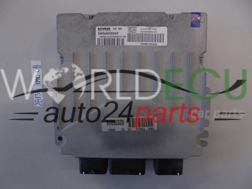 ECU Engine control unit PEUGEOT 5WS40020G-T 5WS40020GT SW9644895180 ...