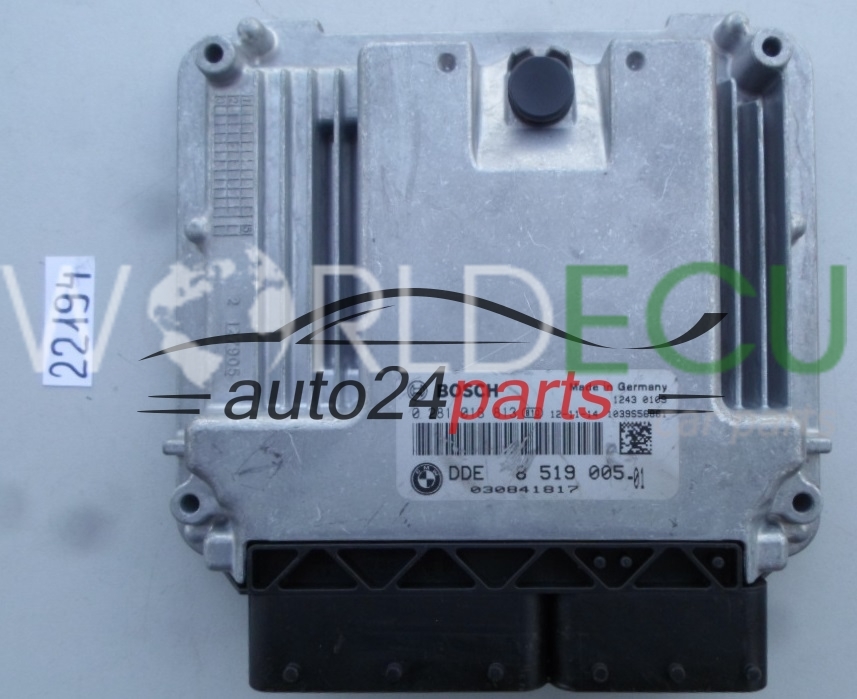 ECU Engine control unit BMW 2.0 D BOSCH 0 281 018 813, 0281018813, DDE ...