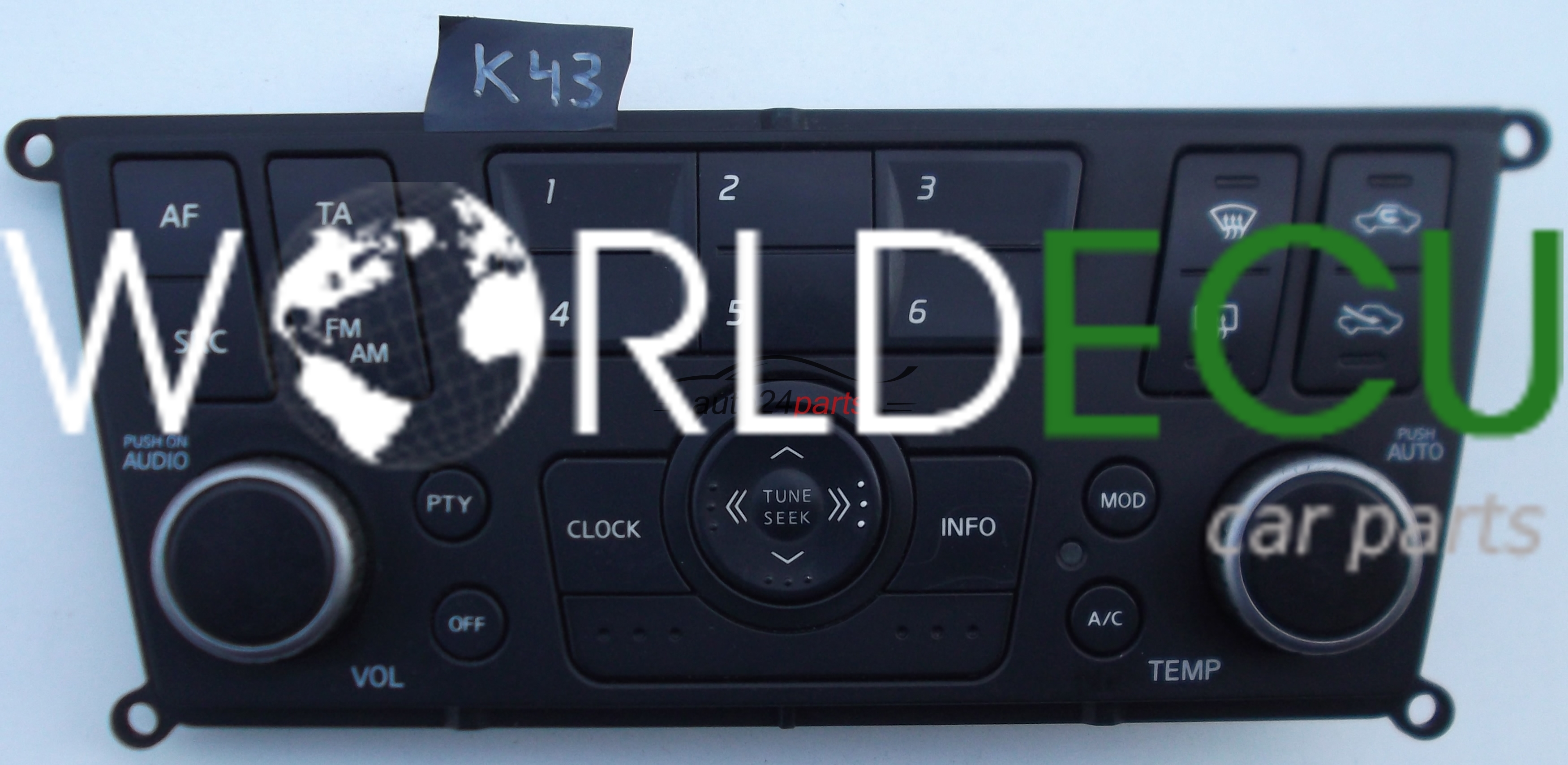 HEATING AND AIR CONDITIONING CONTROL PANEL SWITCH CLIMATRONIC NISSAN ...