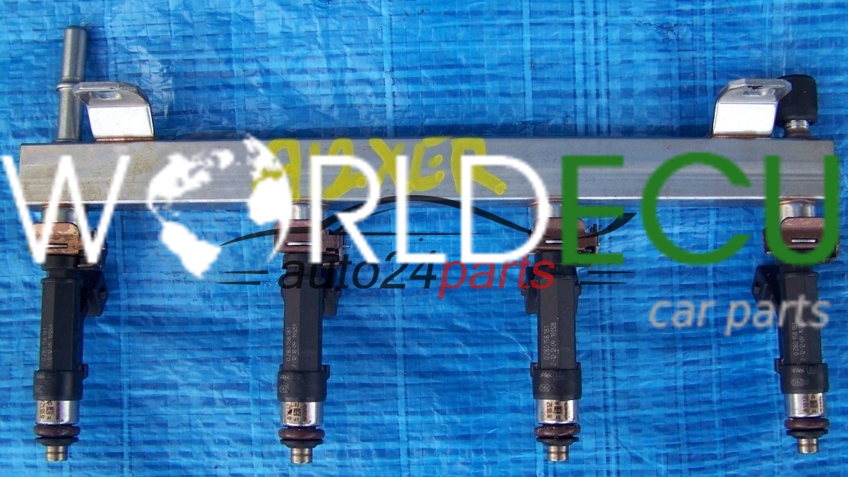 FUEL INJECTOR PETROL 1.2 A12XER OPEL CORSA 2006-, BOSCH 0 280 158 181 ...