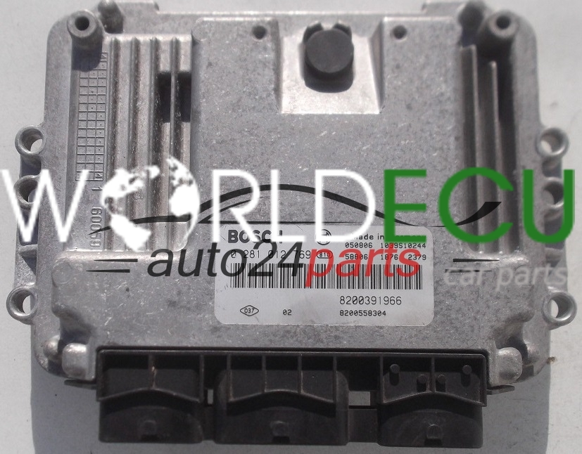 ECU ENGINE CONTROLLER RENAULT MEGANE 1.9 DCI BOSCH 0 281 012 769 ...