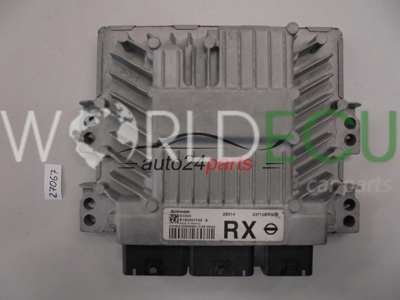 ECU Engine control unit NISSAN S180033109A 23710BR30B - ECU Engine ...