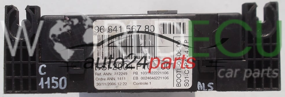 COMFORT CONTROL MODULE BSI BSM CITROEN PEUGEOT 1.4 HDI 96 641 567 80 ...