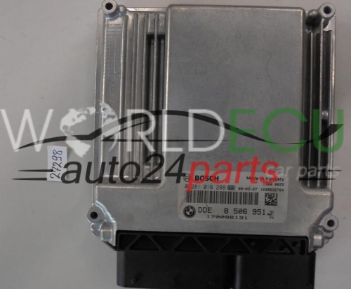 ECU Engine control unit BMW 0281016288 DDE 8506951 DDE8506951 - ECU ...