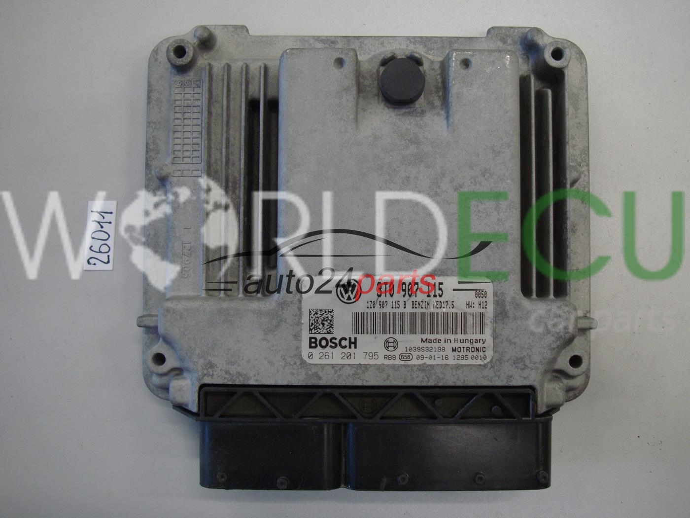 ECU Engine control unit SKODA BOSCH 0 261 201 795, 0261201795 ...