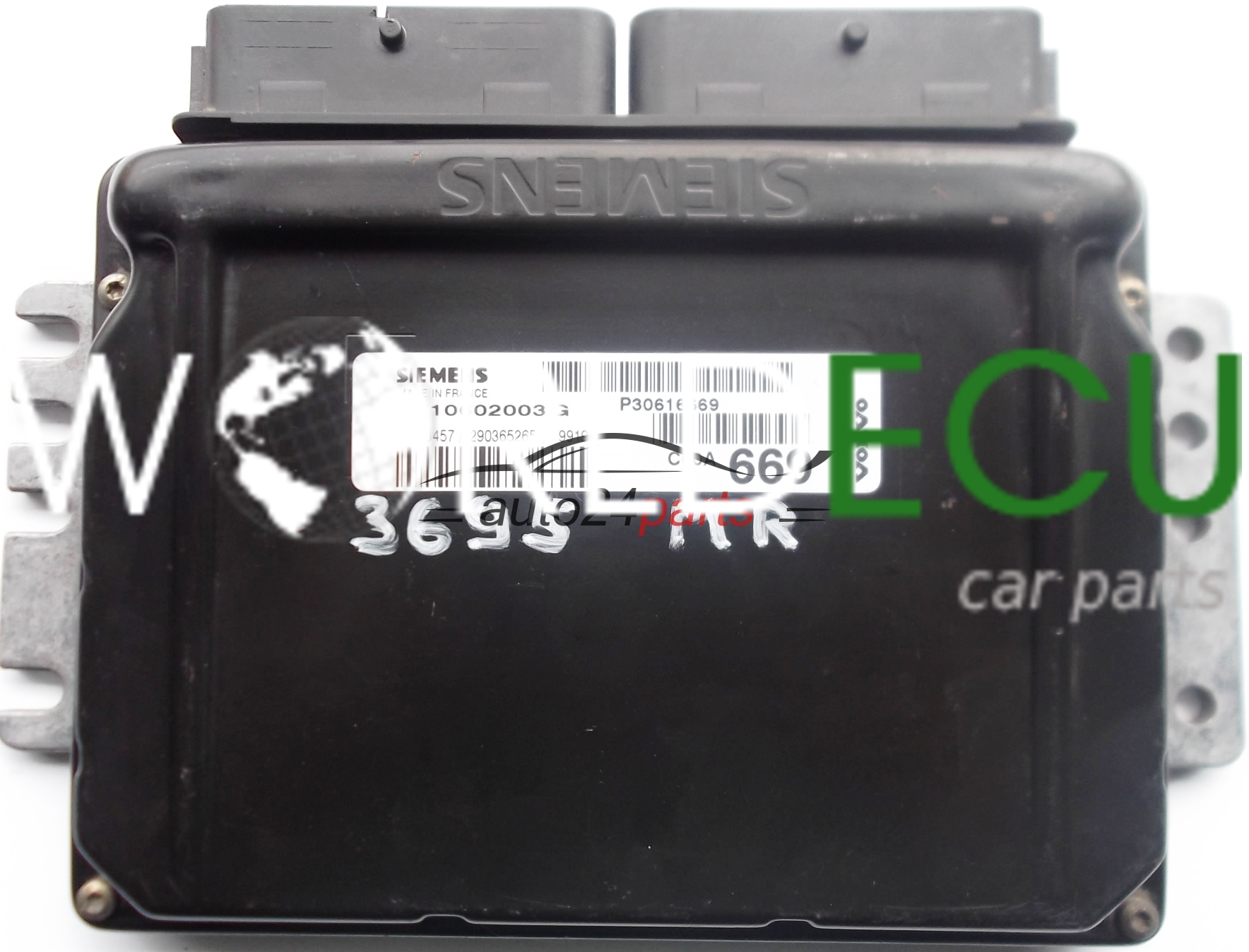 ECU ENGINE CONTROLLER VOLVO S40 V40 2.0 SIEMENS S110602003G, S110602003 ...