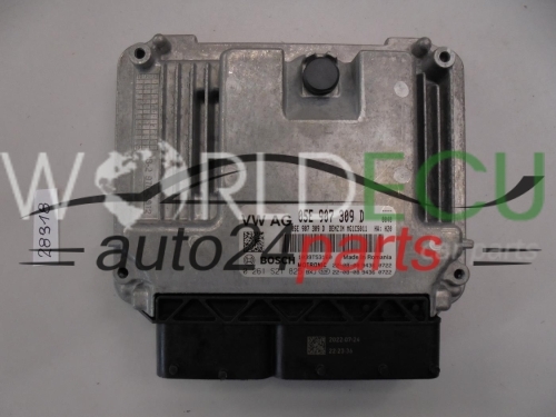 ECU Engine control unit VOLKSWAGEN 0261S21825 05E907309D - ECU Engine ...