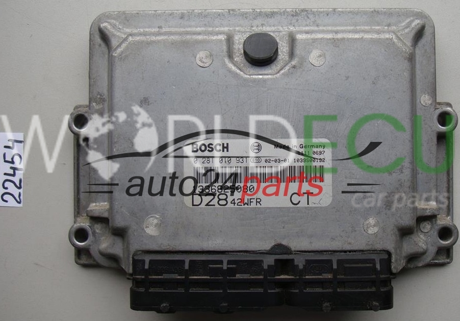 ECU Engine control unit FIAT DUCATO PEUGEOT BOXER 2.8 JTD BOSCH 0 281 ...