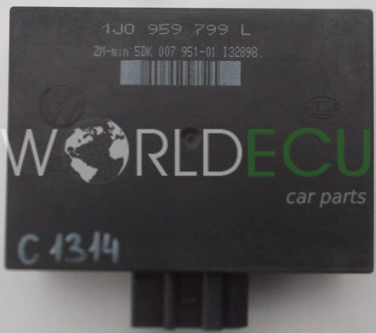 COMFORT CONTROL MODULE VW SEAT SKODA HELLA 5DK 007 951- 01, 5DK007951 ...