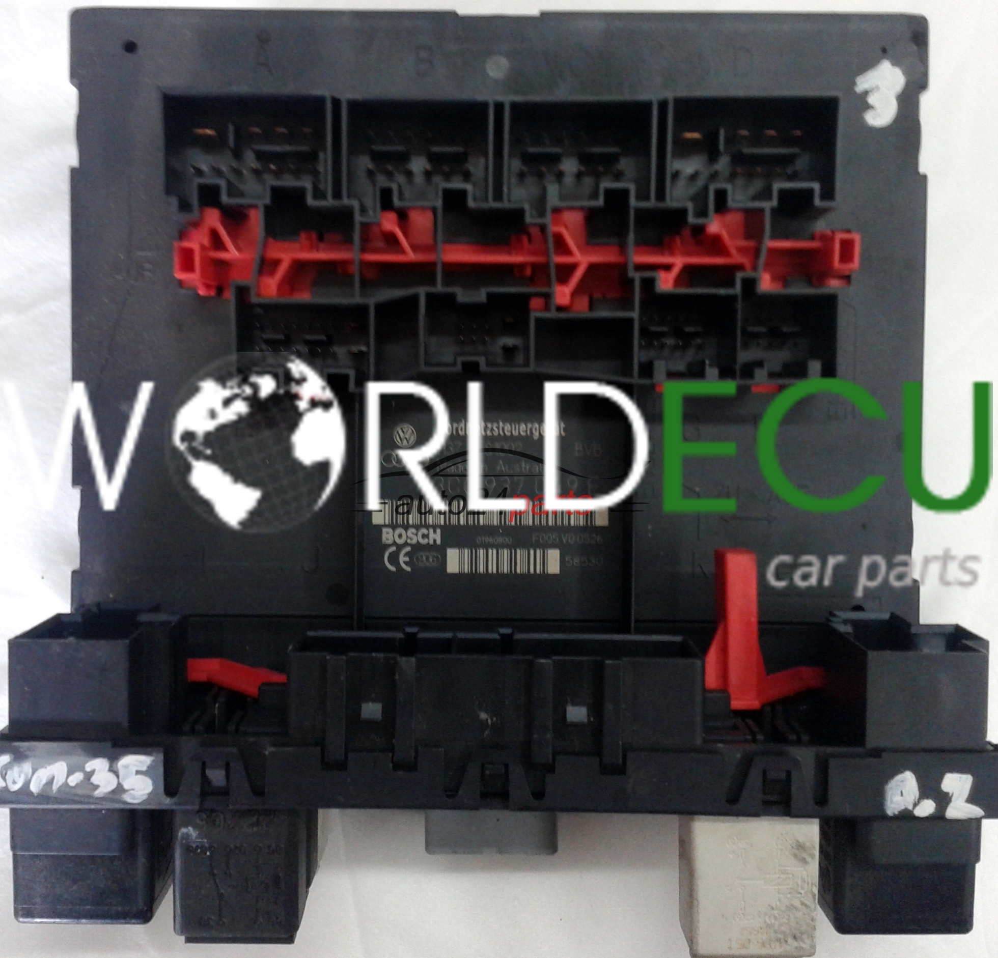 COMFORT CONTROL MODULE BORDNETZSTEUERGERÄT H37/S1002 3C0937049E, 3C0 ...
