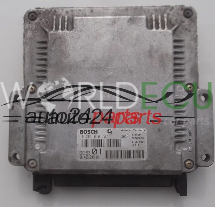 ECU Engine control unit PEUGEOT 206 2.0 HDI BOSCH 0 281 010 767 ...