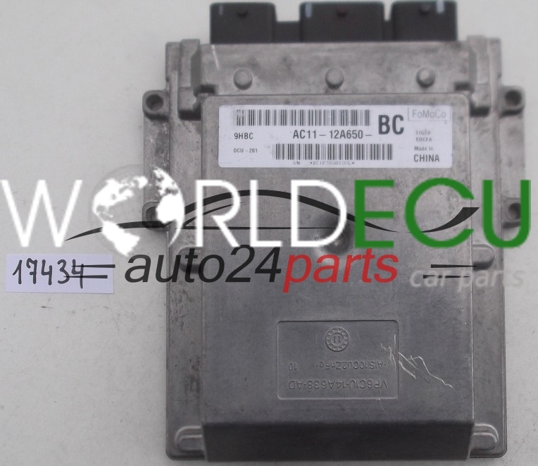 ECU ENGINE CONTROLLER FORD TRANSIT 2.4 TDCI FoMoCo AC11-12A650-BC ...