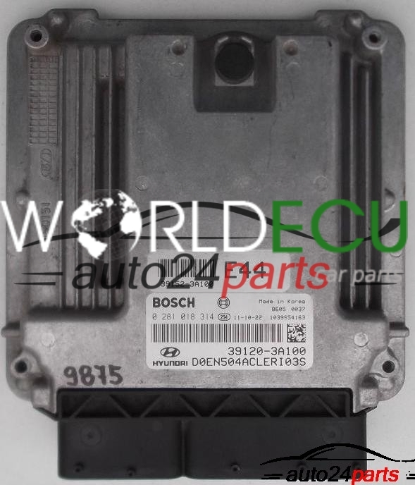 ECU ENGINE CONTROLLER HYUNDAI 3.0 TCI BOSCH 0 281 018 314, 0281018314 ...