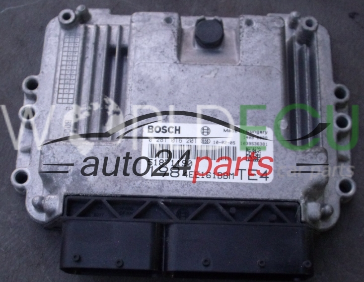 ECU Engine control unit FIAT BOSCH 0 281 016 201, 0281016201, 51871190 ...