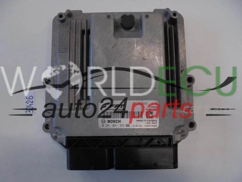 ECU Engine control unit FIAT DUCATO BOXER 3.0 HDI 0281031352 55262543 ...