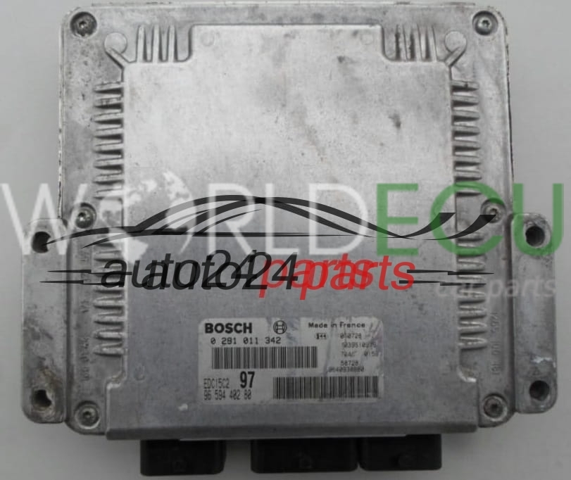 ECU Engine control unit CITROEN PEUGEOT 2.0 HDI BOSCH 0 281 011 342 ...