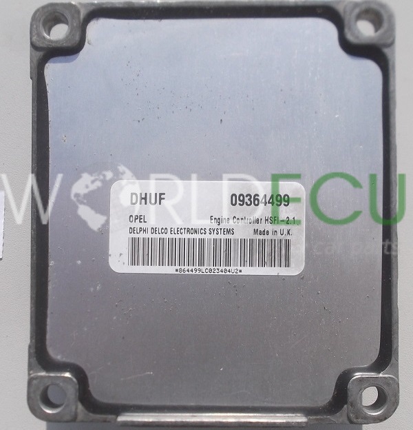 ECU CENTRALITA DE MOTOR OPEL ASTRA CORSA ZAFIRA DELPHI DELCO 09364499 ...