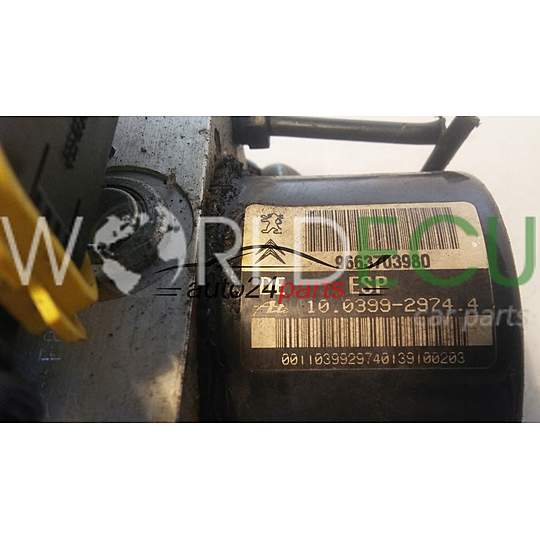 Abs Pump Module CITROEN PEUGEOT 9663703980, 10.0399-2974.4, 10039929744 ...