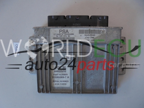 ECU Engine control unit CITROEN PEUGEOT 21585089-7A 9656297680 ...