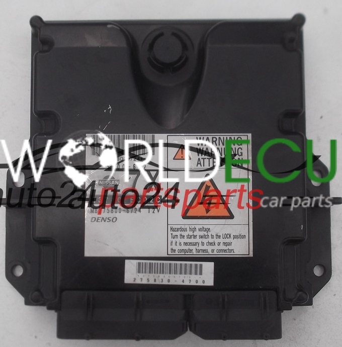 БЛОК УПРАВЛЕНИЯ ДВИГАТЕЛЕМ NISSAN NAVARA DENSO MB275800-6724 ...