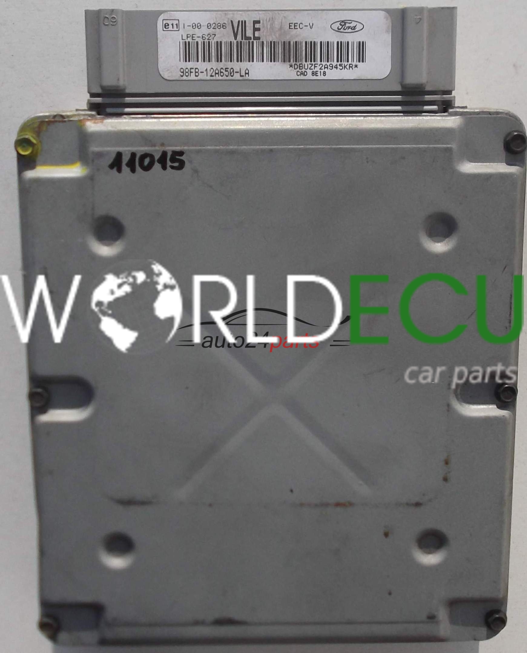 ECU ENGINE CONTROLLER FORD FIESTA 1.3 98FB-12A650-LA, 98FB12A650LA ...