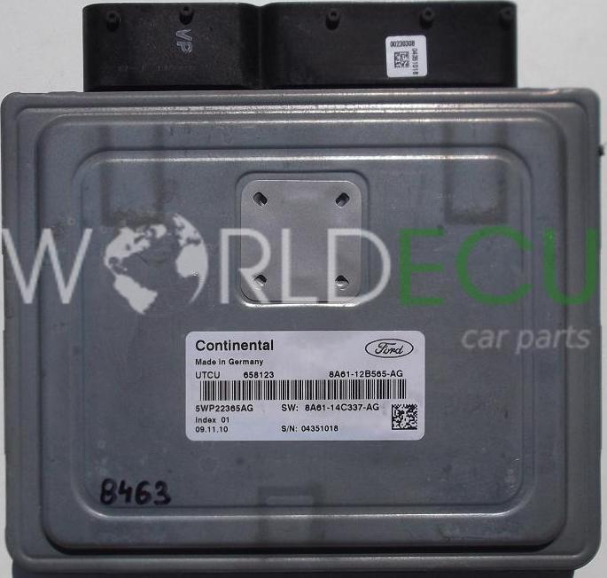 Centralita de motor UCE FORD FOCUS 1.6 TDCI Continental 5WP22365AG ...