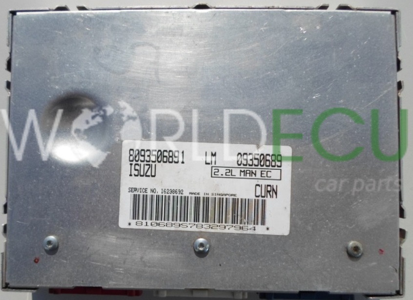 CALCULATEUR MOTEUR OPEL FRONTERA 2.2 X22XE 09350689 CURN 9350689 ...