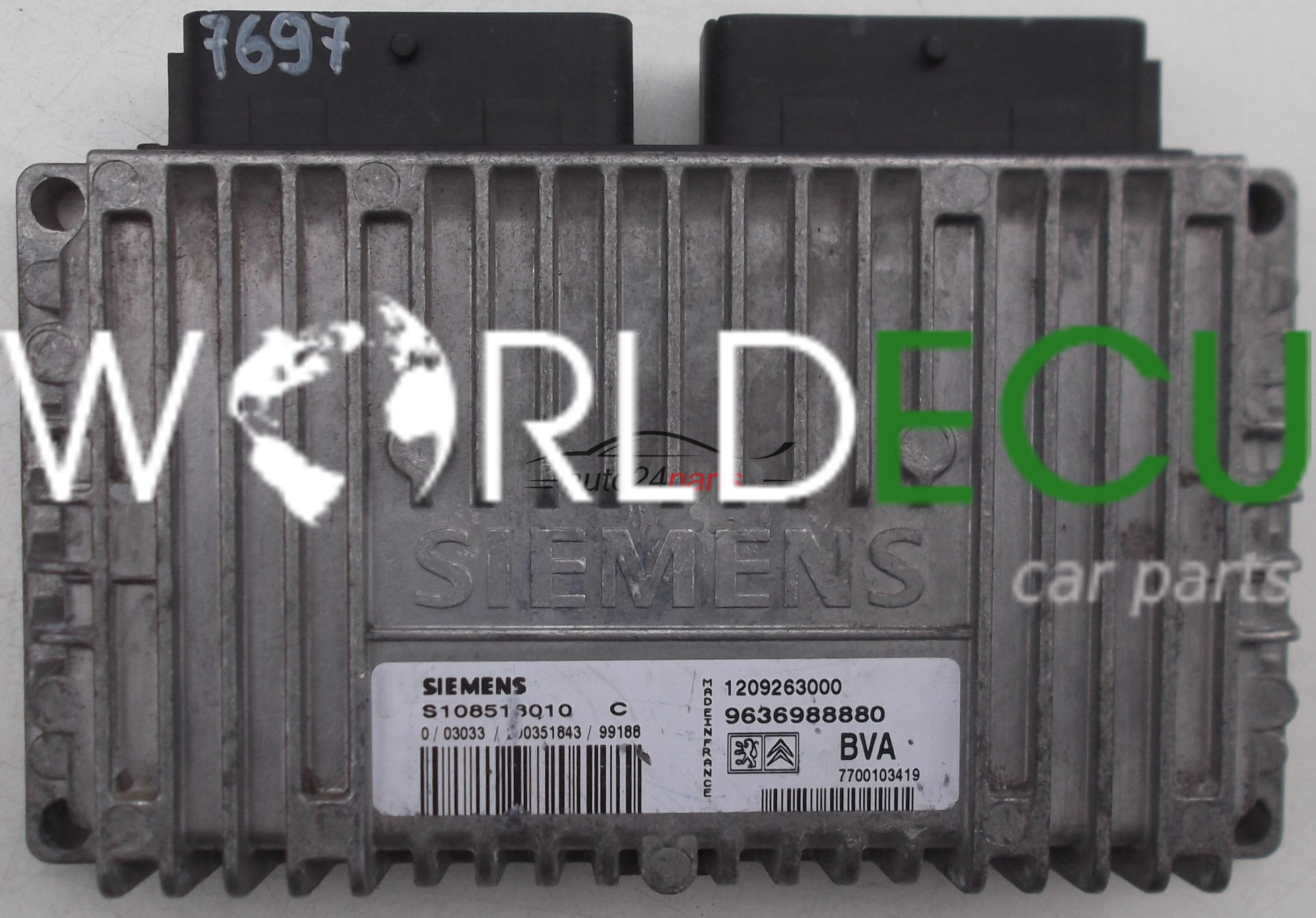 ECU AUTOMATIC GEARBOX CITROEN PEUGEOT SIEMENS S108518010 C, S108518010C ...