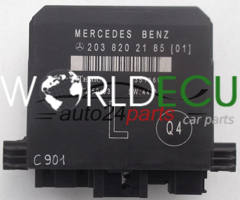 COMFORT CONTROL MODULE DOOR MERCEDES TEMIC 351369, 203 820 21 85 (01 ...