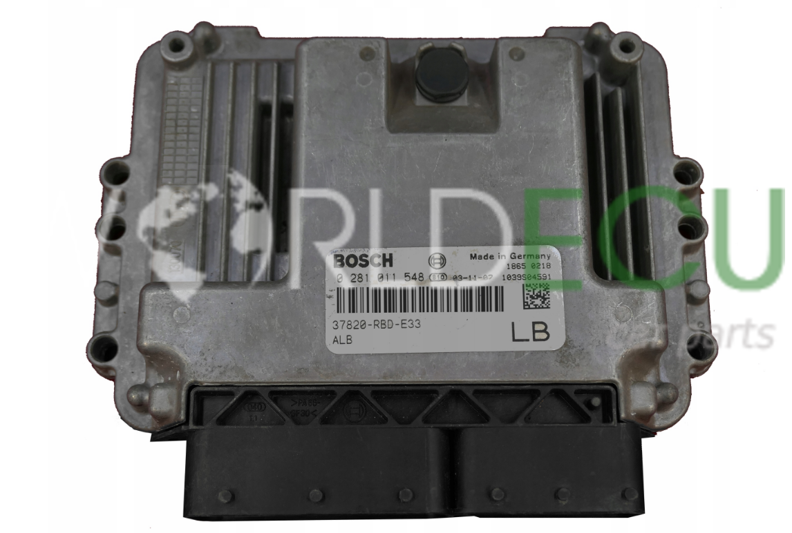 ECU ENGINE CONTROLLER HONDA ACCORD 2.2 CDTI, BOSCH 0 281 011 548 ...