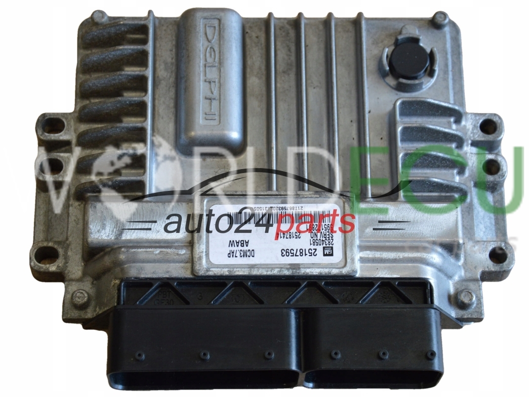 ECU Engine control unit CHEVROLET CRUZE 25187593, 28340581 - ECU Engine ...
