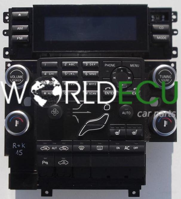 CONTROL PANEL CD RADIO CLIMATRONIC VOLVO 30782278 / MC37440-0164 ...