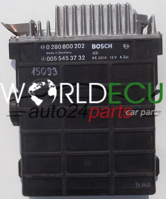 ECU ENGINE CONTROLLER MERCEDES 190E BOSCH 0 280 800 202, 0280800202 ...