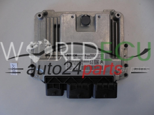 ECU Engine control unit PEUGEOT 0261201506 9664738580 - ECU Engine ...