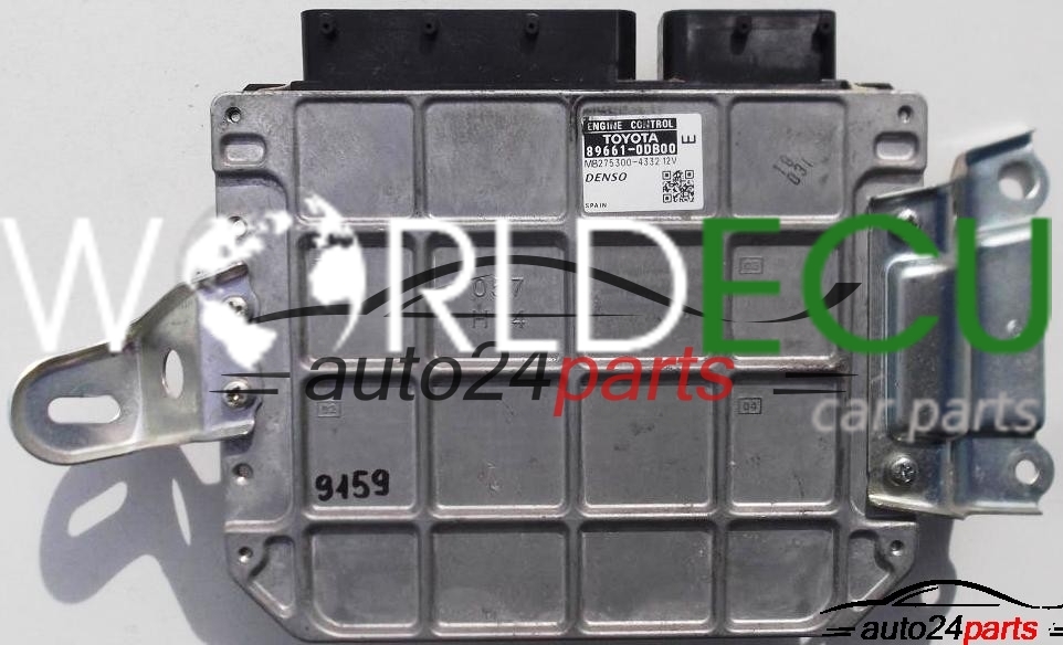 ECU ENGINE CONTROLLER TOYOTA YARIS, 89661-0DB00, 896610DB00, MB275300 ...