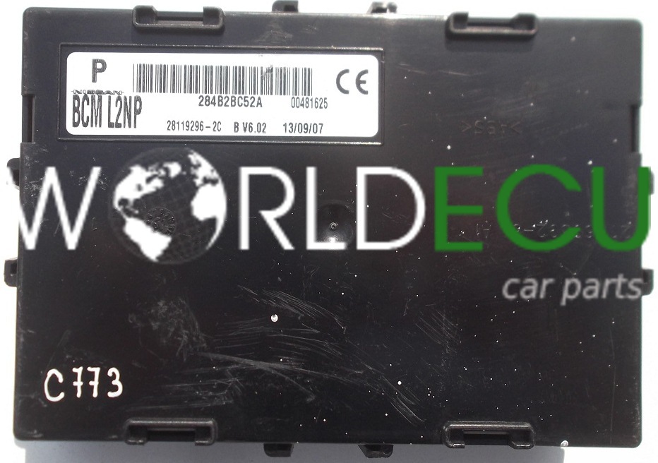 COMFORT CONTROL MODULE NISSAN MICRA K12 284B2BC52A, BCM L2NP, BCML2NP ...