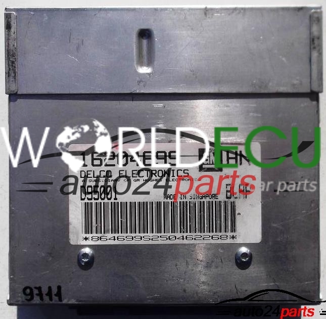 ECU ENGINE CONTROLLER OPEL ASTRA 1.4, 16204699 HN, 16204699HN, D95001 ...