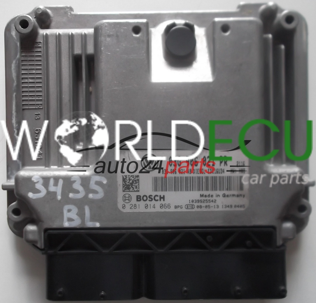 ECU ENGINE CONTROLLER VW VOLKSWAGEN GOLF 2.0 TDI 03G906021PR, 03G 906 ...