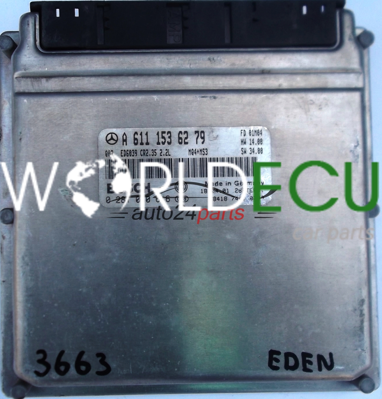 ECU CENTRALITA DE MOTOR MERCEDES SPRINTER 2.2 220 CDI BOSCH 0281010616 ...